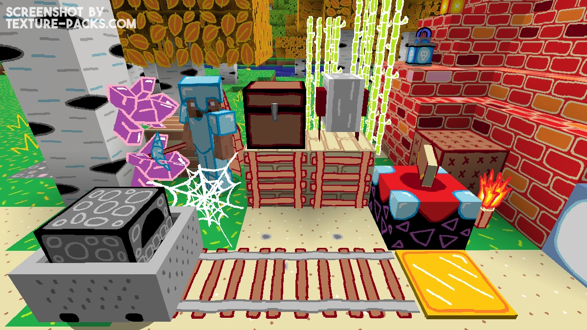 MS Painted Texture Pack 26.1.2 / 1.21.11 | Herunterladen