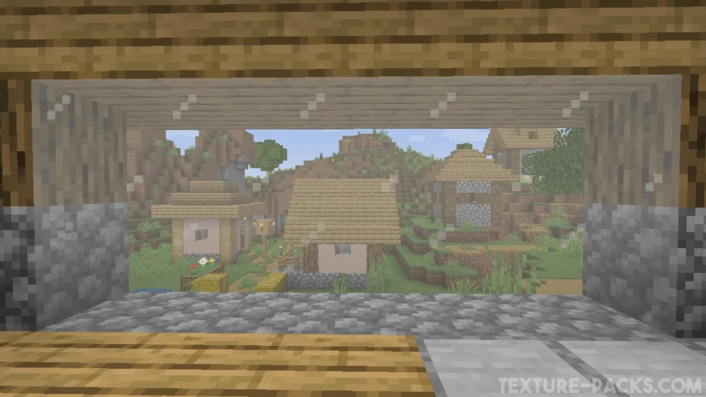 Borderless Glass Texture Pack 26.1 / 1.21.11 | Download